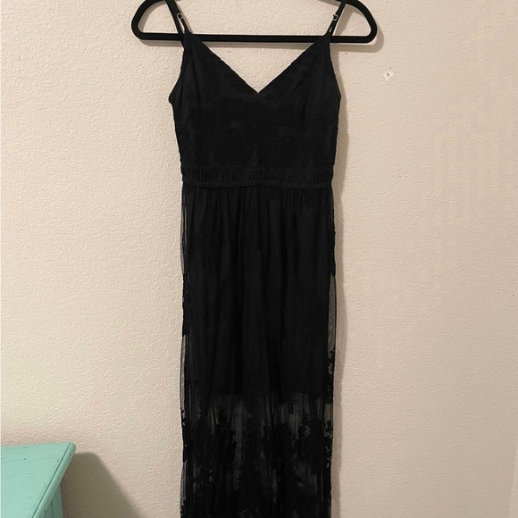 Altar'd State | Dresses | Alterd State Black Lace Maxi Dress | Poshmark